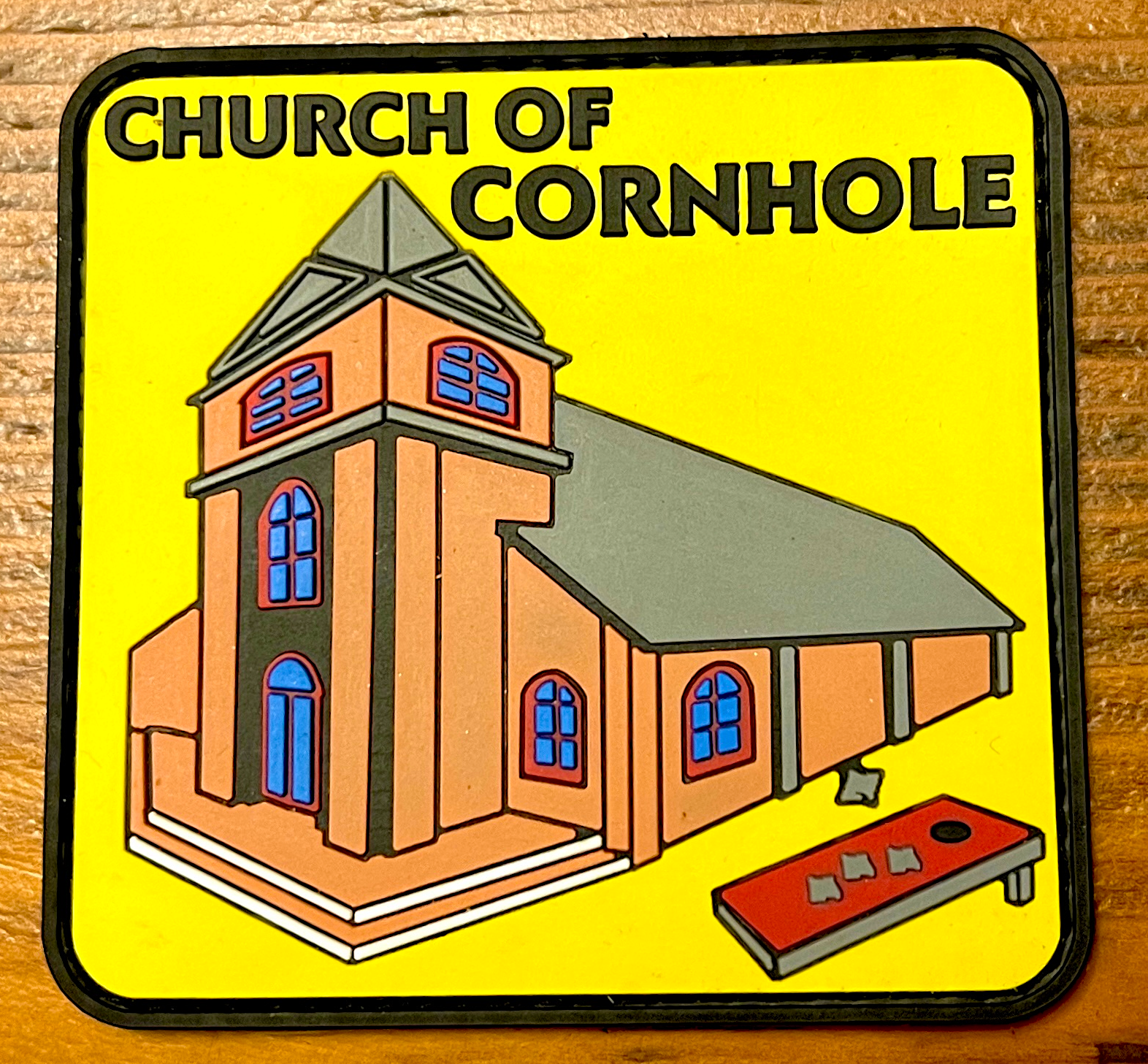 Church of Cornhole – Cornhole Patch Dude