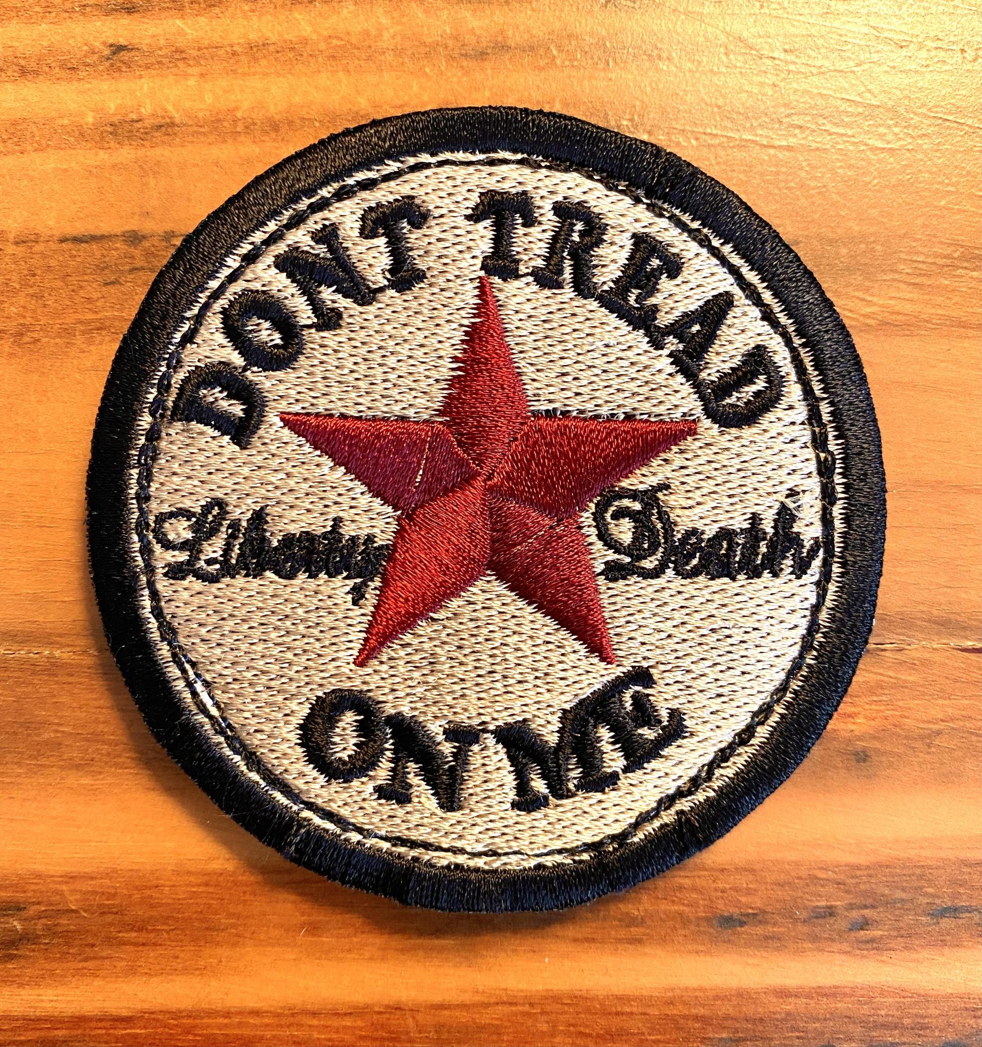 Dont Tread on Me - Red Star – Cornhole Patch Dude