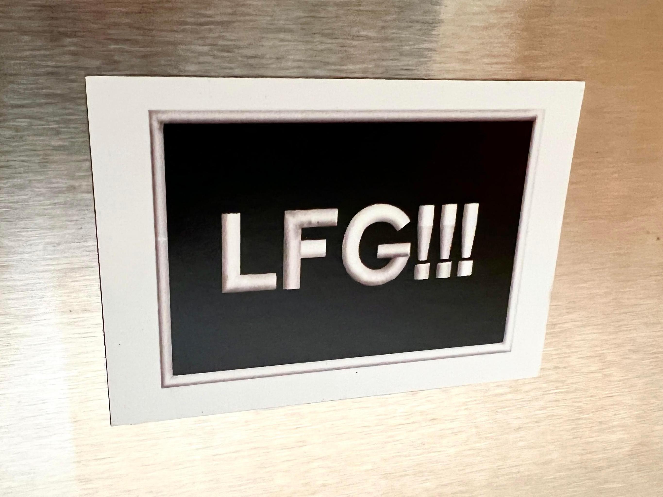 MAGNET - LFG!!! – Cornhole Patch Dude